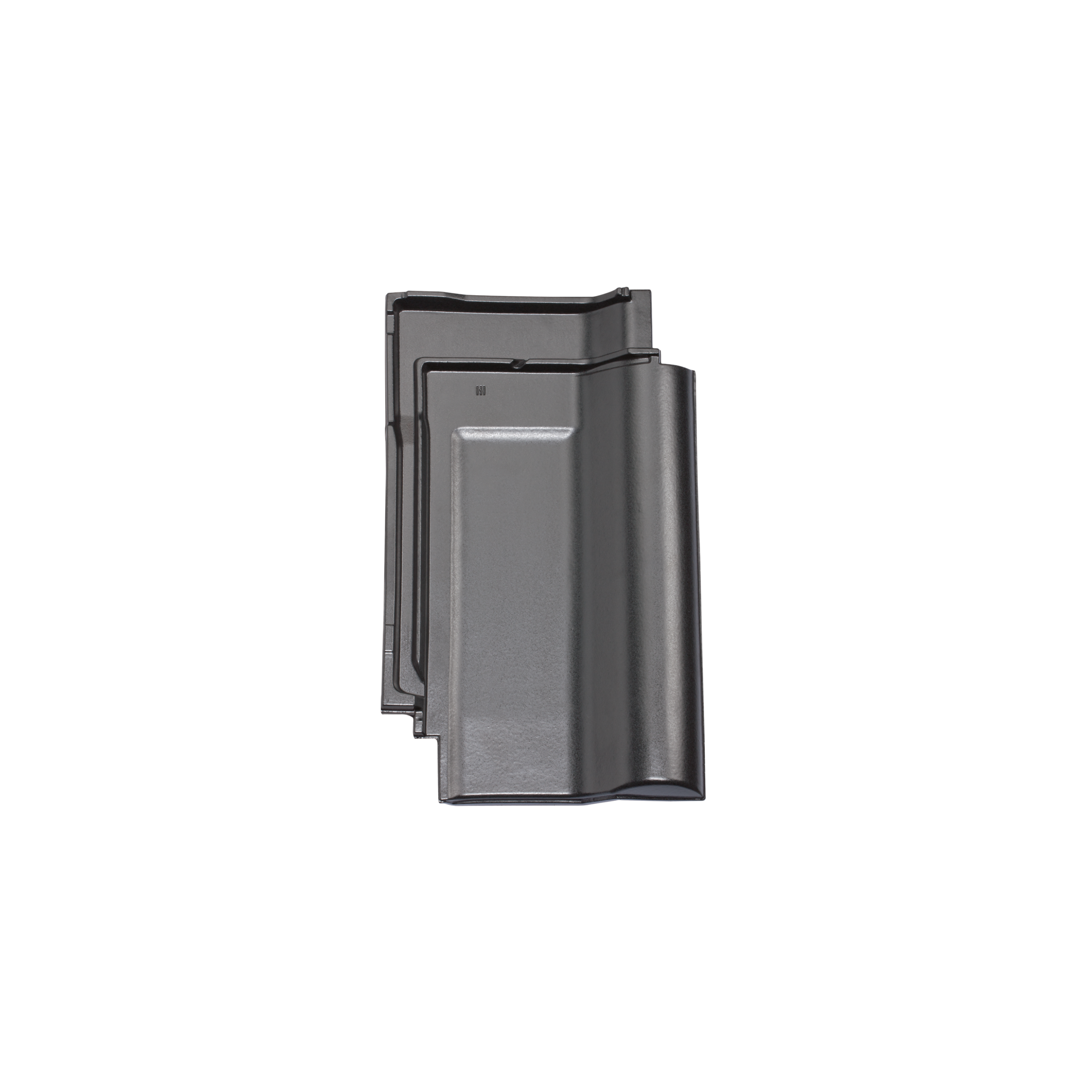 Hochwertige Ziegeloberfläche schiefergrau matt glasiert